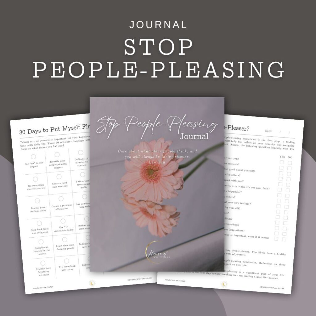 Stop People-Pleasing Journal | House of Writuals